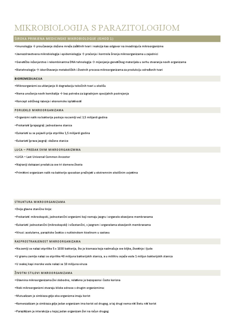 MIKROBIOLOGIJA | PDF