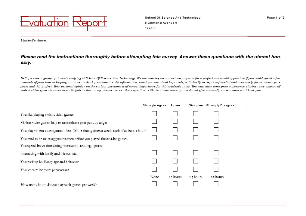 IRS Survey | PDF