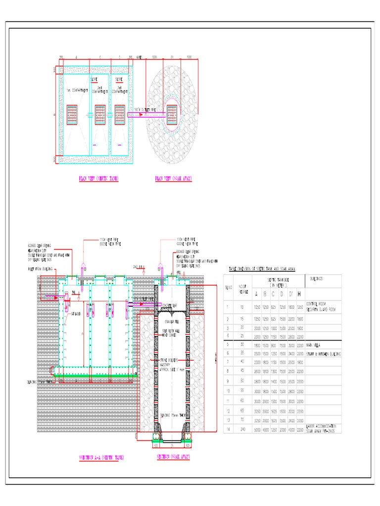 Septic Tank Detail Drawing-Model - PDF 27.10.2022 | PDF