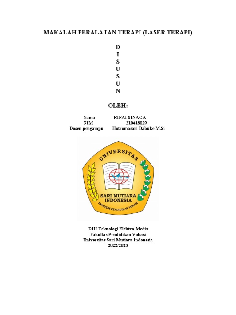 Panduan Lengkap Laser Terapi Medis | PDF