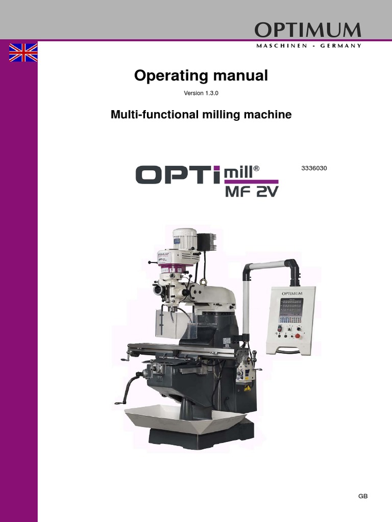 Optimill MF 2v | PDF | Business