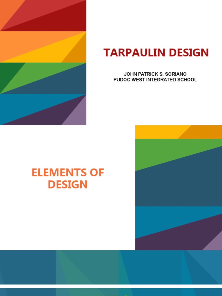 Tarpaulin Design | PDF