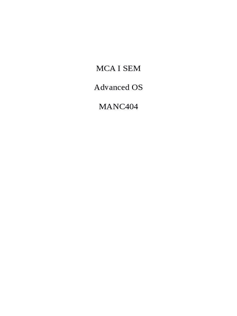 Os Notes Pdf Scheduling Computing Operating System