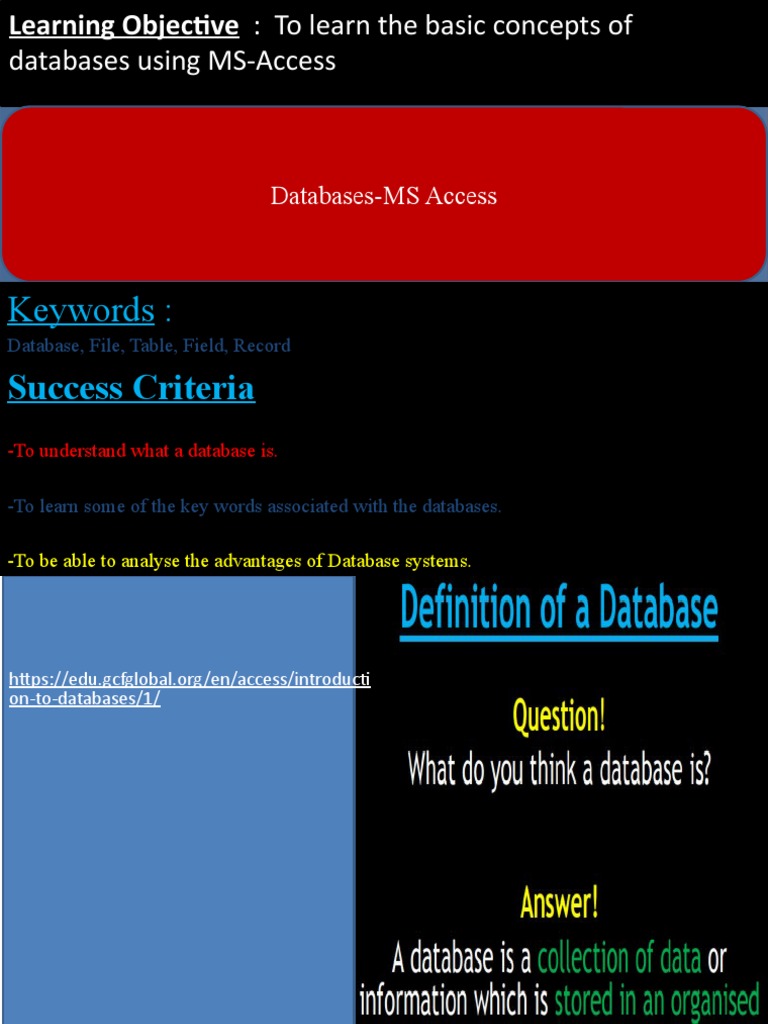 Data Manipulation-MS Access | PDF | Databases | Comma Separated Values