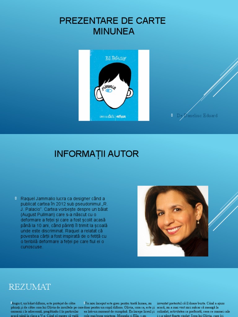 Proiect Romana Minunea | PDF