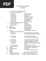 Barangay Fiesta Coronation Program | PDF
