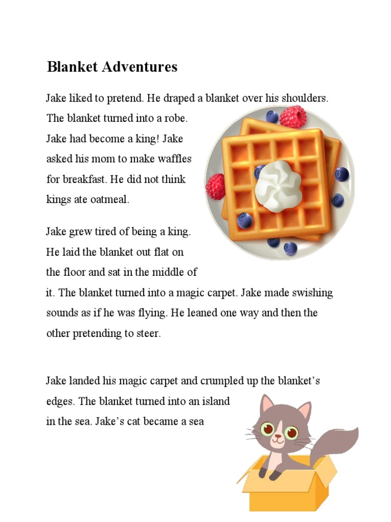 Grade 1 Story Blanket Adventures PDF | PDF
