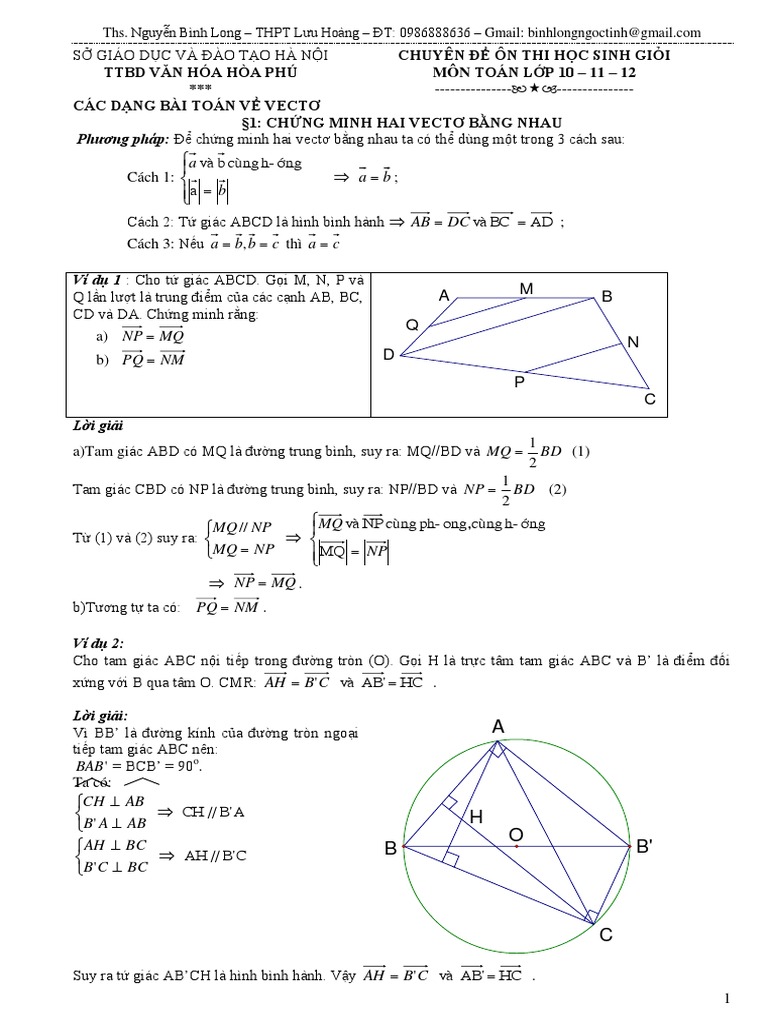 5 HSG Véc Tơ | PDF
