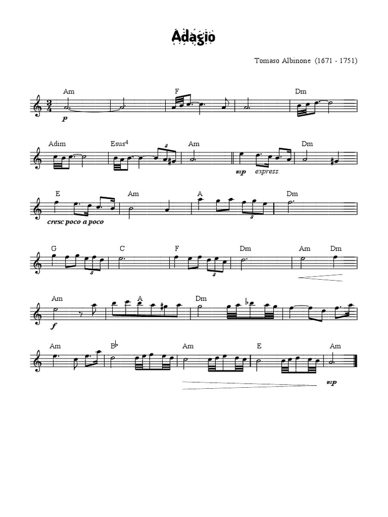 Adágio | PDF