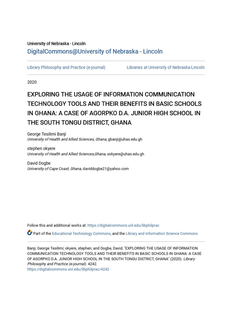 Ict Tools | PDF | Educational Technology | Information And Communications Technology