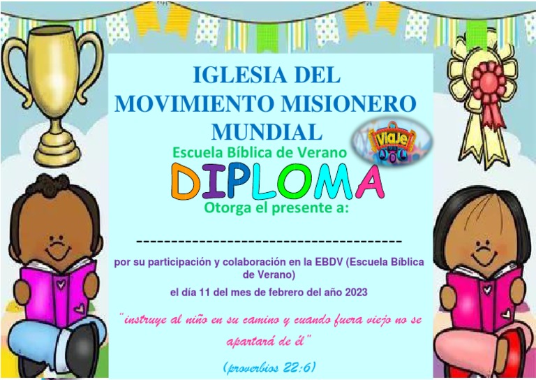 Diploma de La Ebdv Oficial | PDF Diploma de La Ebdv Oficial | PDF