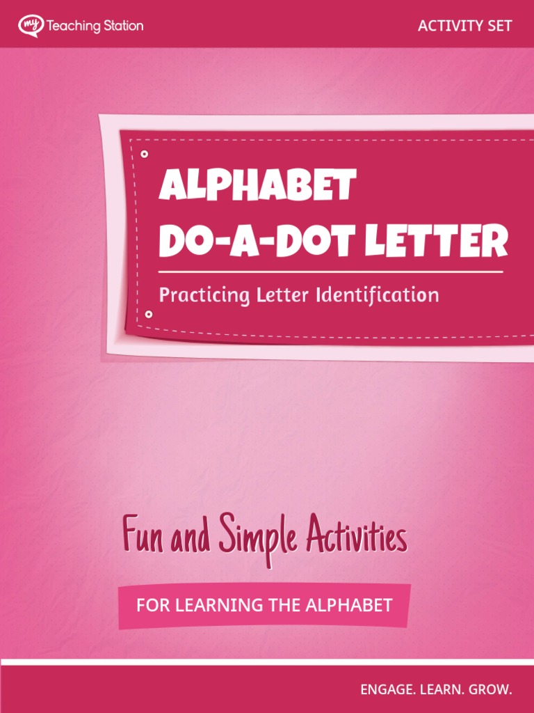 Alphabet Do A Dot Letter Activity Set Color | PDF | Linguistics