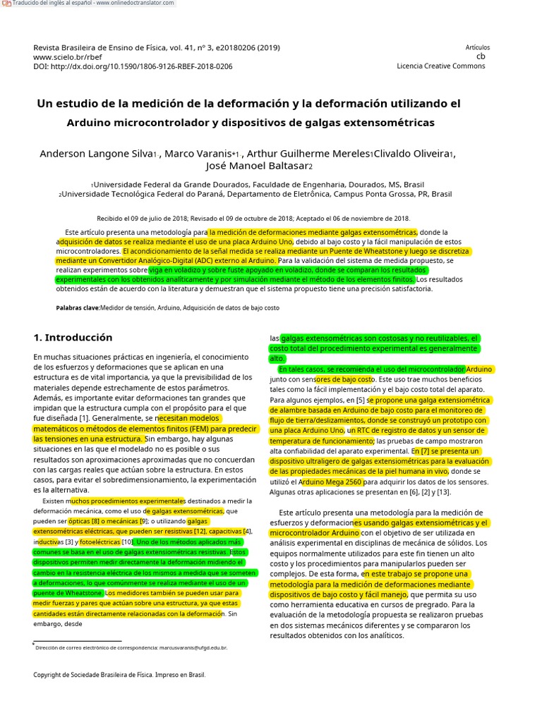 1 3 Arduino Español Descargar Gratis Pdf Viga Estructura