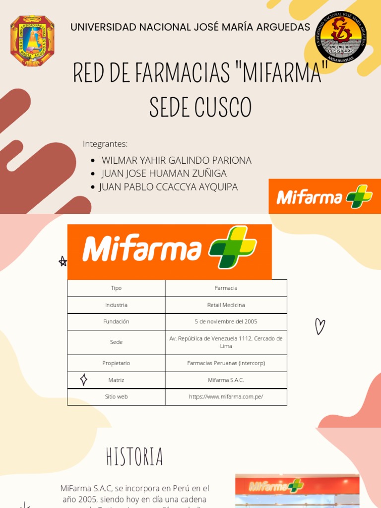 Infraestructura de MiFarma en Cusco | PDF