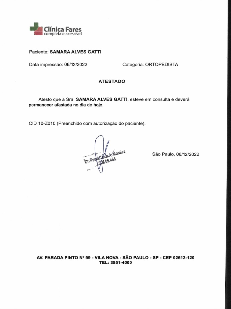 ATESTADO Sus | PDF ATESTADO Sus | PDF