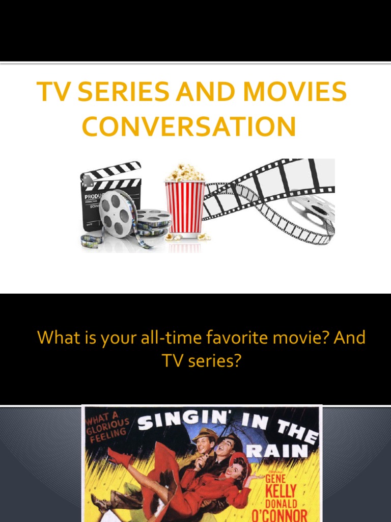 TV Series and Movies Conversation Activities Promoting Classroom ...