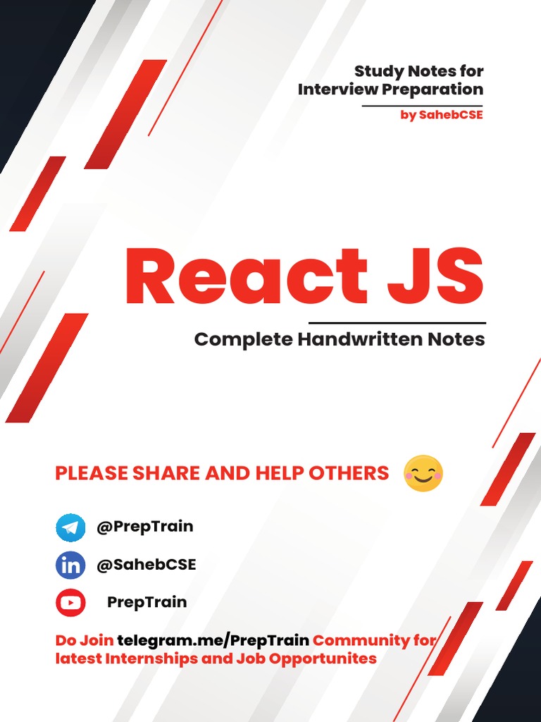 ReactJS Notes | PDF ReactJS Notes | PDF