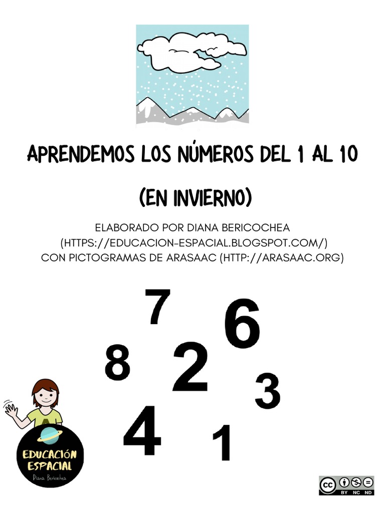 Aprende Números 1-10 con Pictogramas | PDF | Derechos digitales | Redes ...