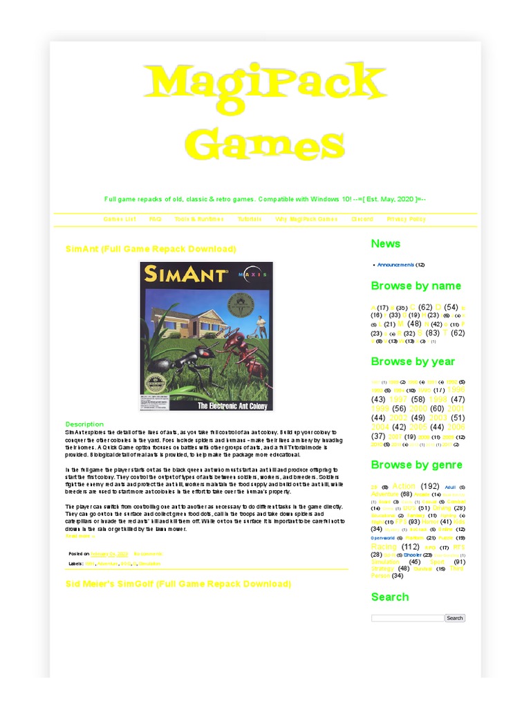 MagiPack 4 | PDF | Ant | Video Games