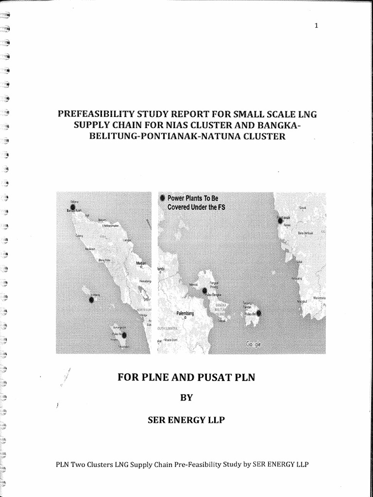 Small Scale LNG Supply Chain For Nias Cluster and Bangka | PDF