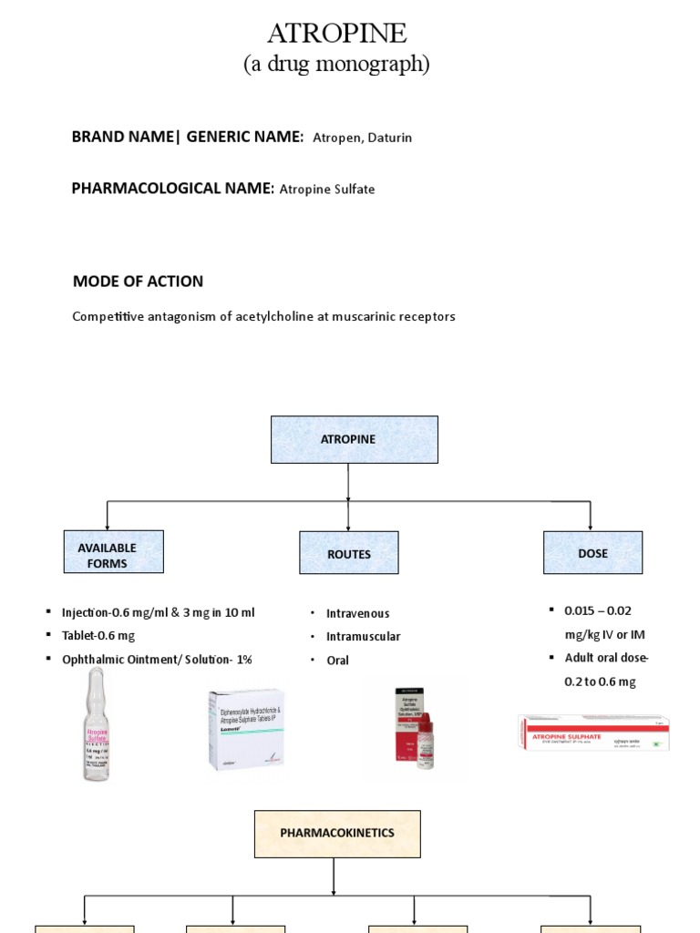 Atropine | PDF | Medical Treatments | Pharmaceutical Sciences