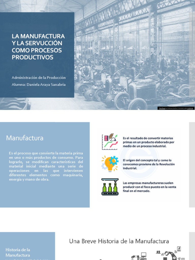 La Manufactura Y La Servucción Como Procesos Productivos | PDF | Calidad (comercial) | Cliente