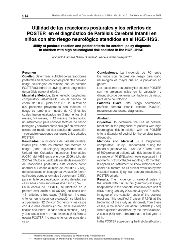 Poster Pci | PDF | Diagnostico medico | Sensibilidad y especificidad