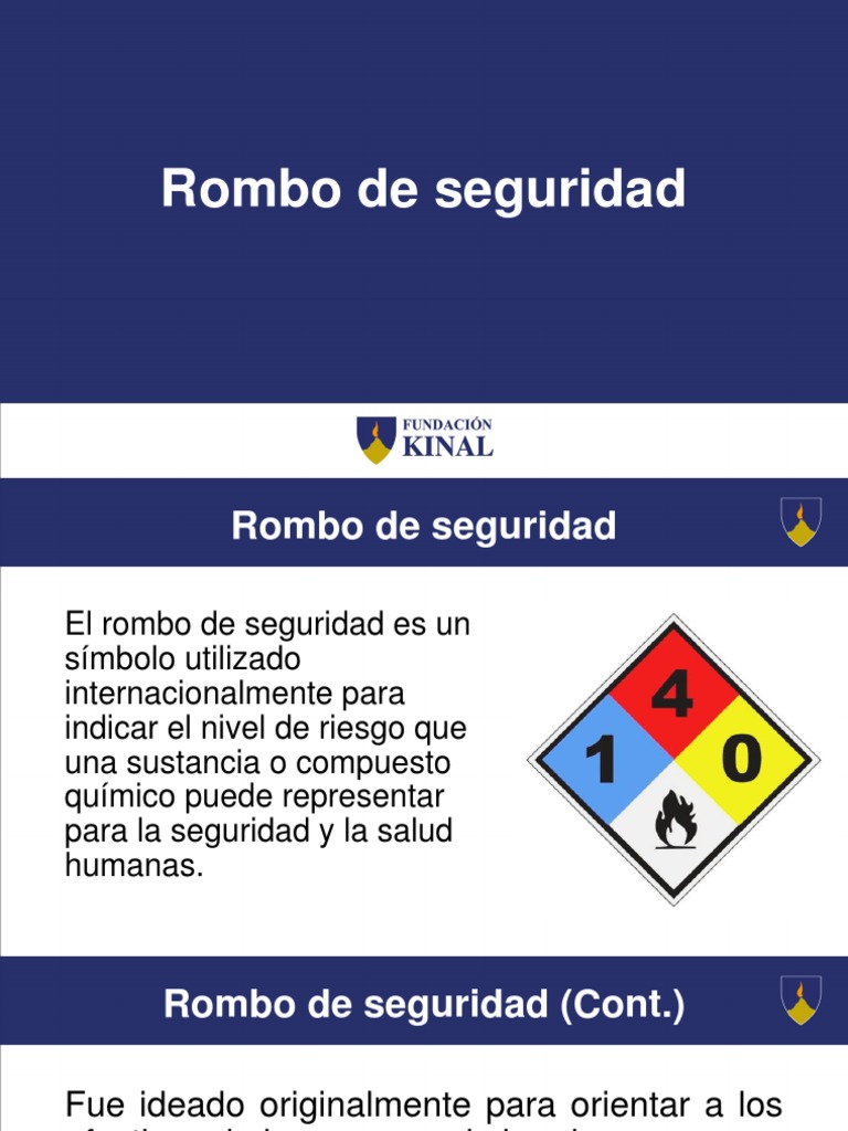 Rombo de Seguridad: Clasificación de Riesgos | PDF | Combustión | Celsius