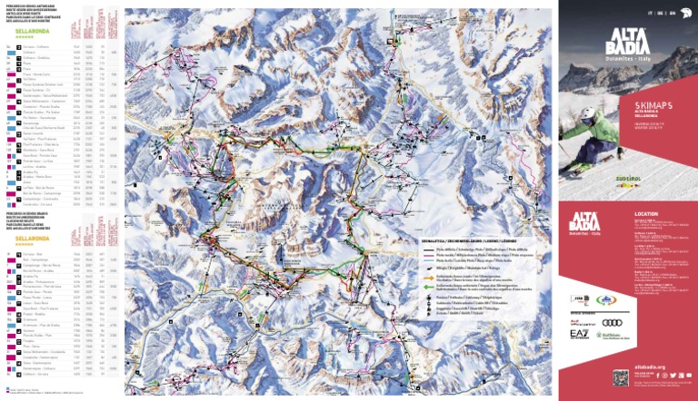 Sella Ronda Map | PDF | Course