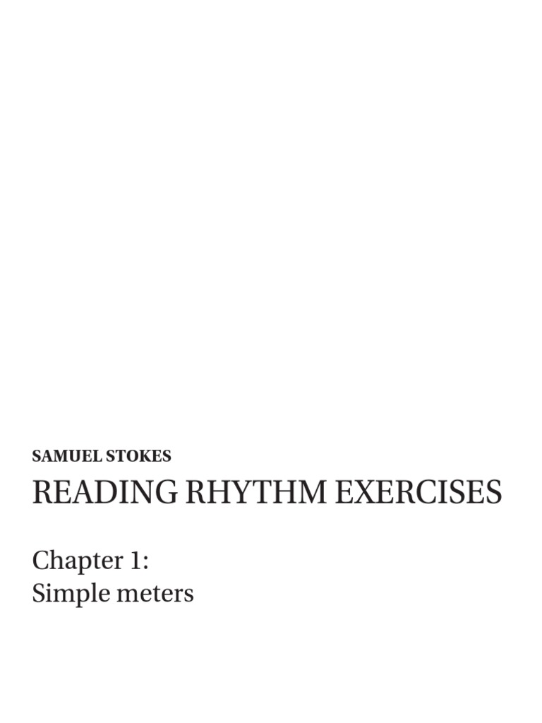 07 - Samuel Stokes - Rhythm Practice | PDF