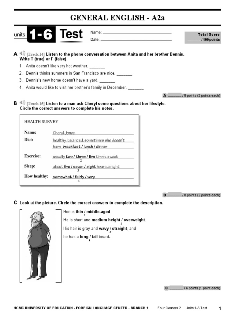 A2a-FINAL TEST | PDF