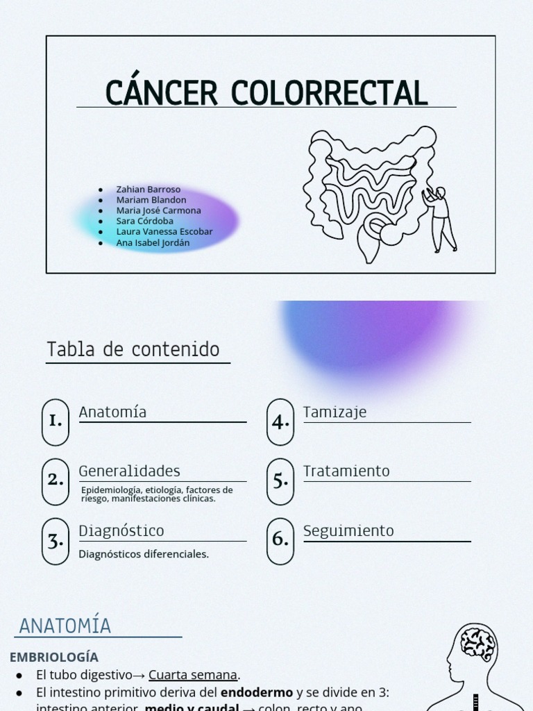 Seminario Cáncer Colorrectal | PDF | Cáncer colonrectal | Oncogen