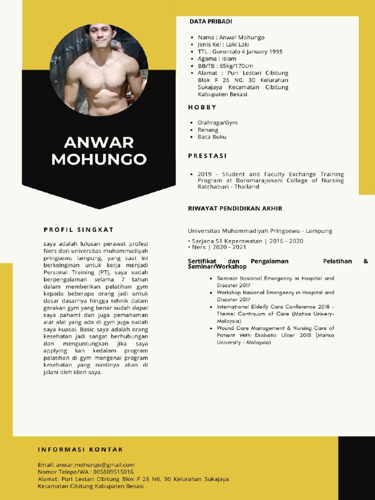 CV - Anwar Mohungo | PDF