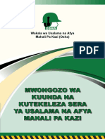 DOKEZO LA SABILI (Imeboreshwa) | PDF