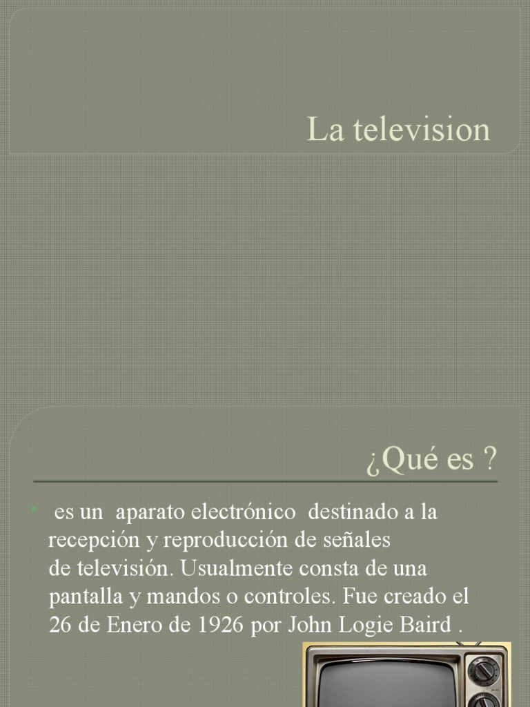 Evolución de la Televisión | PDF | Televisión | Informática
