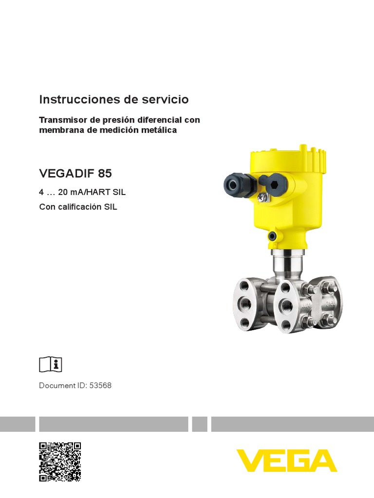 Manual VEGA VEGADIF 85 HART | PDF | Medición