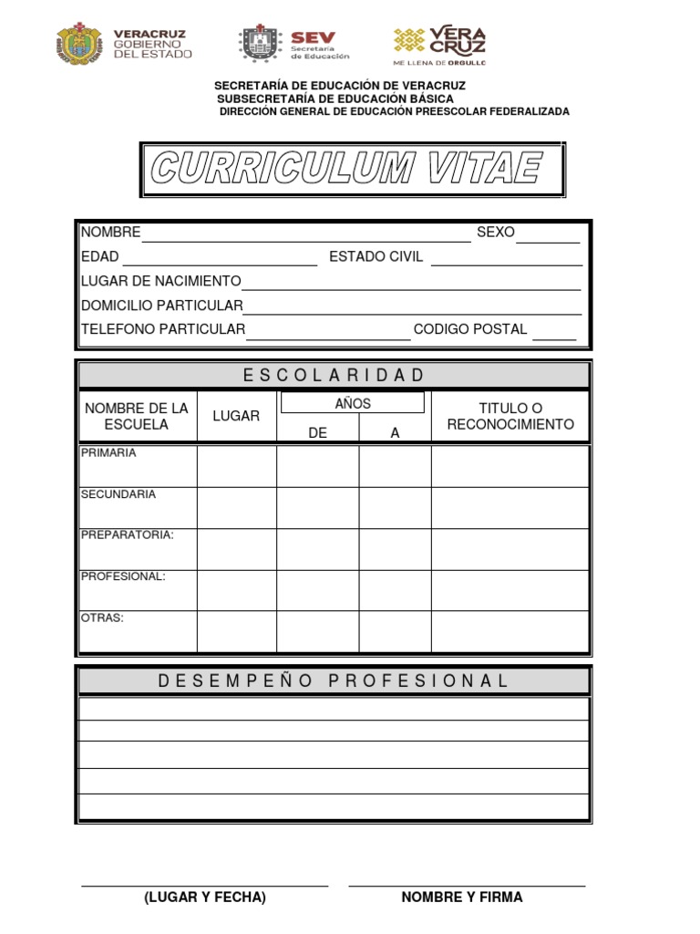 Form Curriculum | PDF