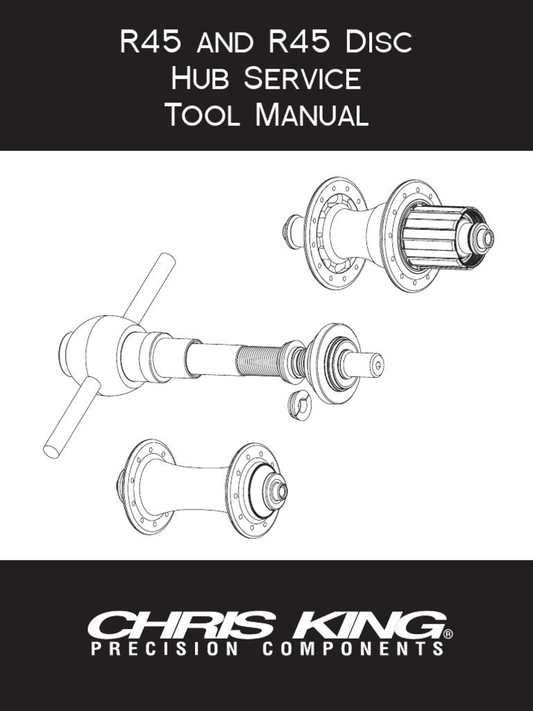 v3 r45 r45 Disc Hub Tool Manual 17989 | PDF | Bearing (Mechanical) | Axle