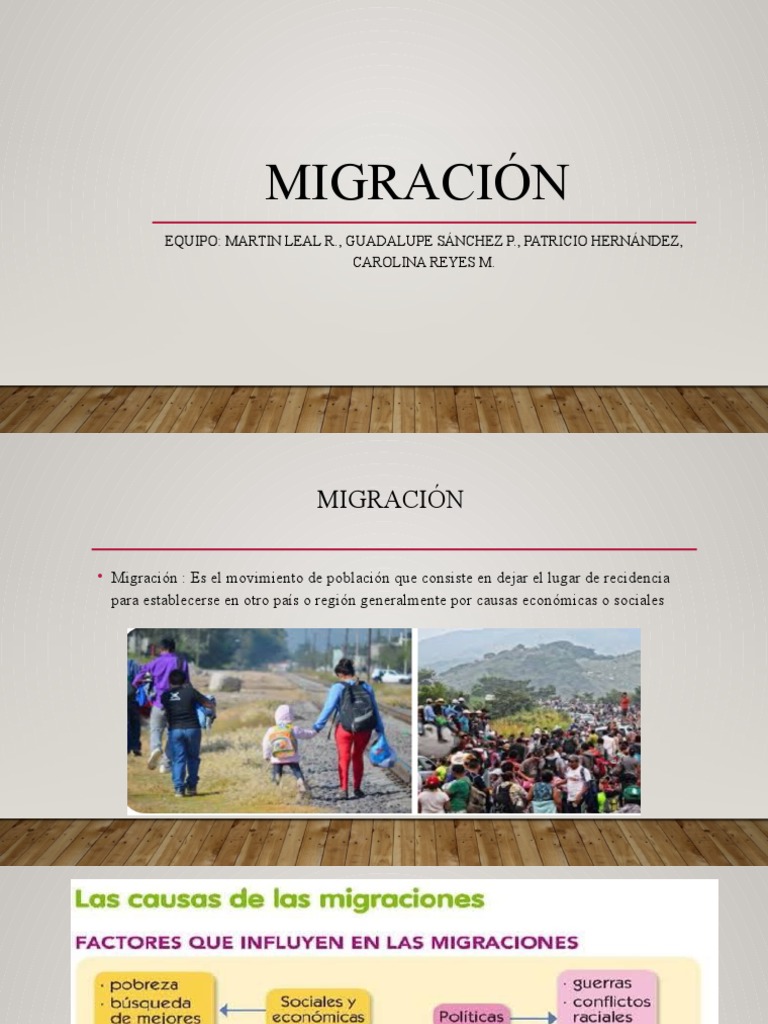 Migracion Pdf Migración Humana Crecimiento Económico