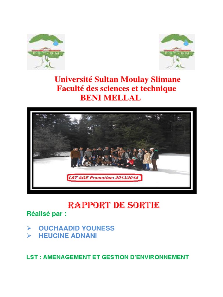Rapport de La Sortie | PDF