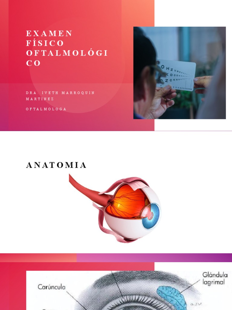 Examen Oftalmológico Completo | PDF