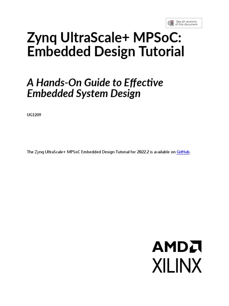 Ug1209 Embedded Design Tutorial | PDF