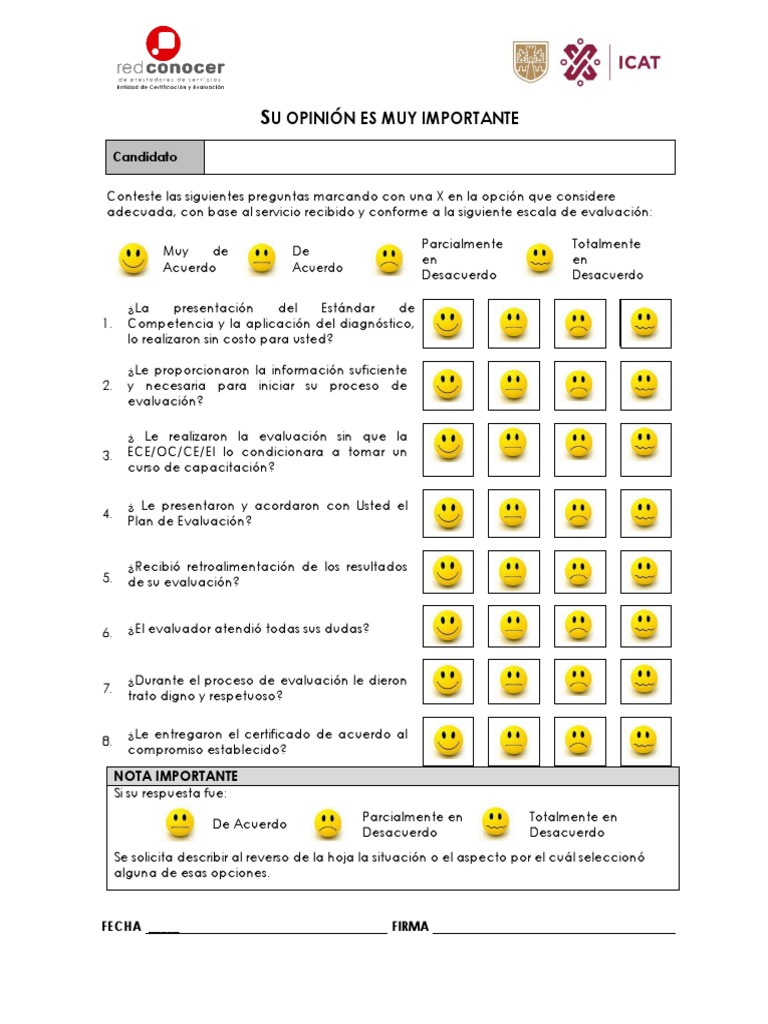 Encuesta de Satisfacción | PDF Encuesta de Satisfacción | PDF