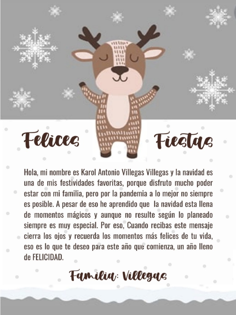 Carta de Navidad | PDF