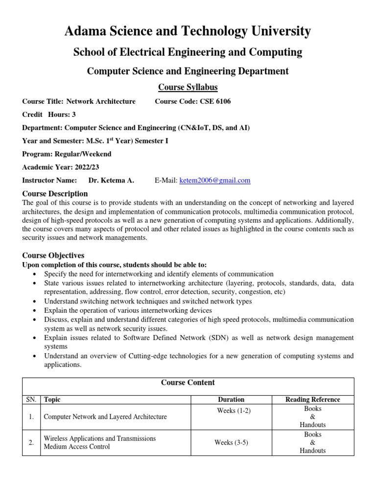 Network Architecture - 2022 | Download Free PDF | Computer Network | Computing
