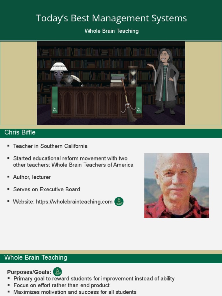 Whole Brain Teaching Strategies Overview | PDF | Teachers | Classroom ...