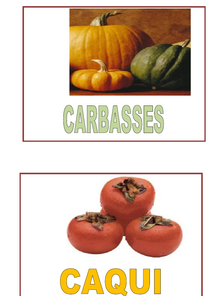 Fotos Fruits de La Tardor | PDF