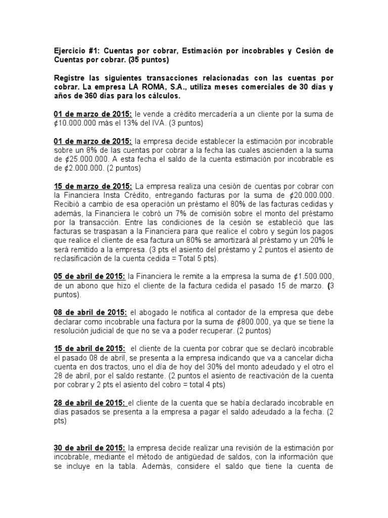 Ejemplos para Caso de Estudio #2 | PDF | Economias | Dinero