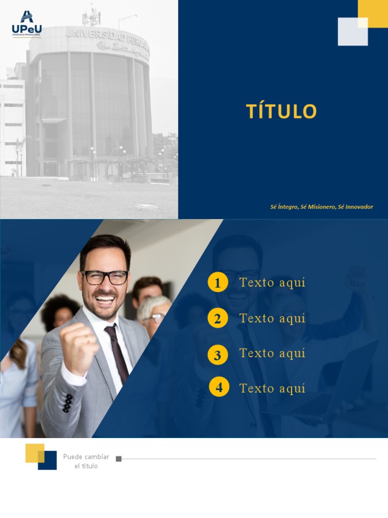 Plantilla Nueva Imagen UPeU | PDF