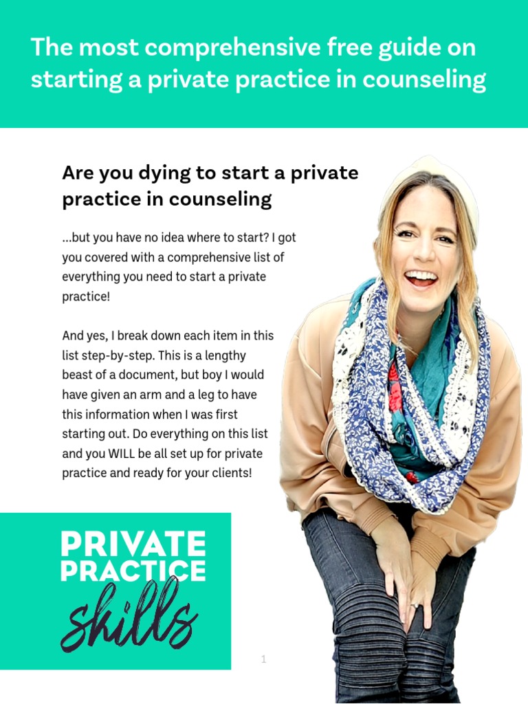 Starting Your Counseling Practice | PDF | Limited Liability Company ...